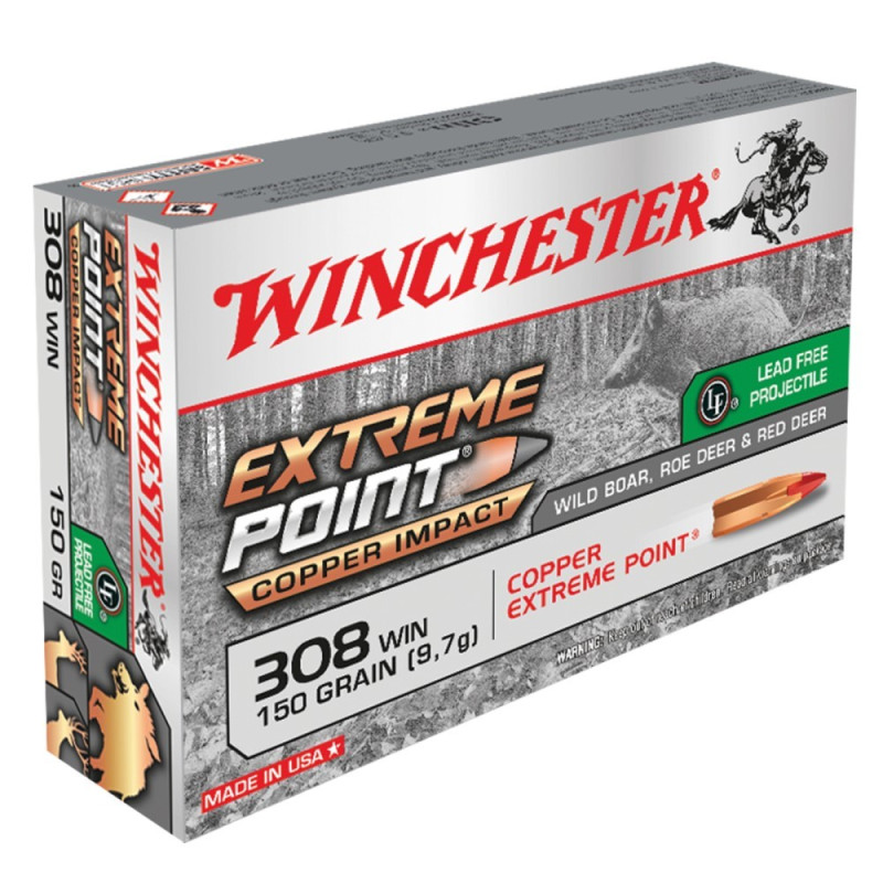 Winchester .308 Win Extreme Point Copper
