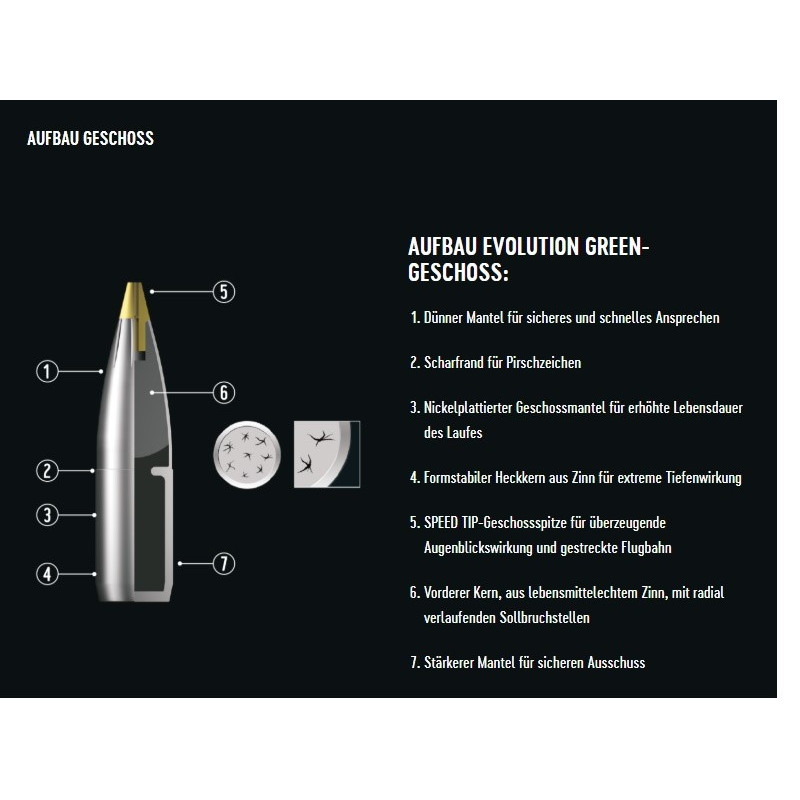 RWS 8x57 JS Evolution Green 9.0 g